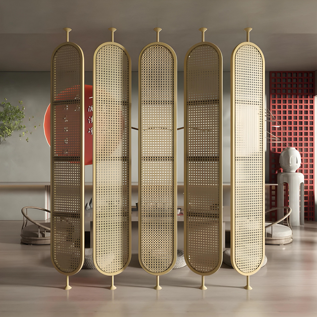 ALTO Rattan Privacy Screen | Room Divider