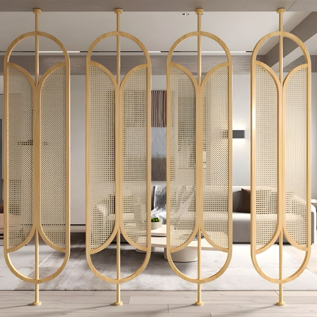 BERKEL Rattan Privacy Screen | Room Divider