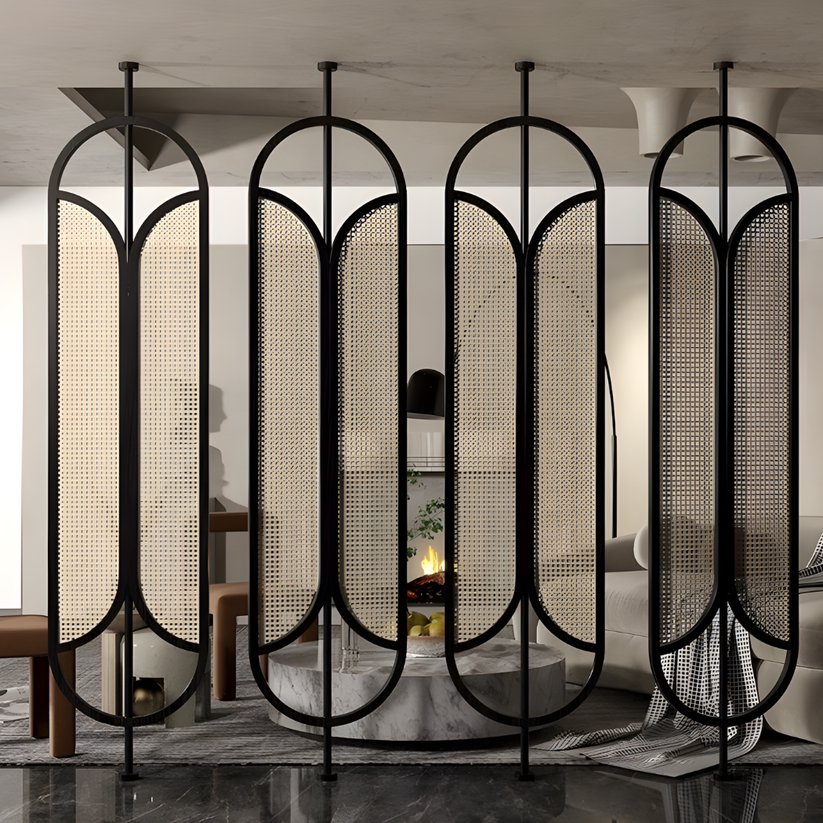 BERKEL Rattan Privacy Screen | Room Divider